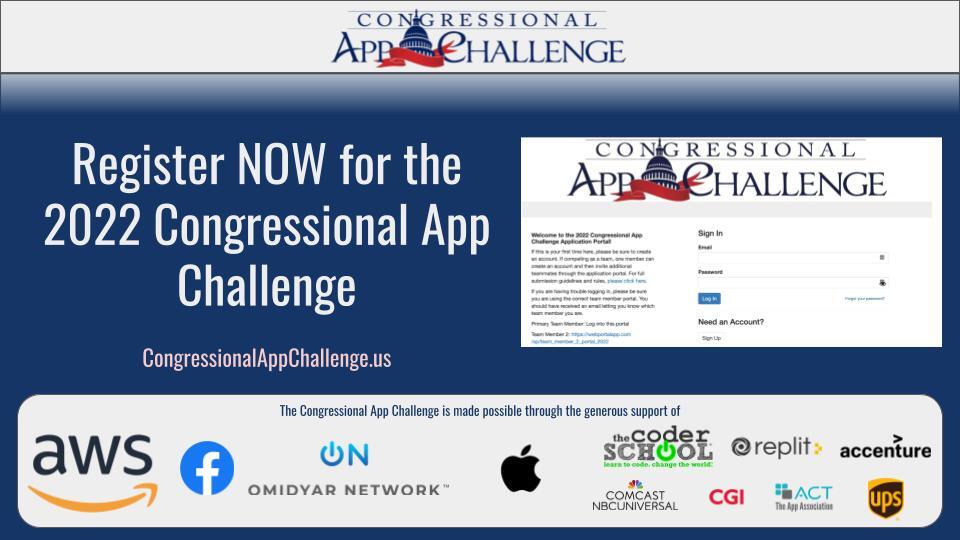 Called to Code: Congress Launches 2022 App Challenge